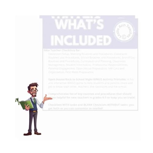 Ultimate FIRST YEAR Teacher CHECKLISTS BUNDLE Printable & Editable ...