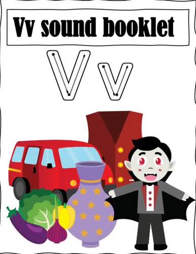 V Beginning Sound work pack (alphabet) by Diverse Tutors | TPT