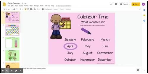 Calendar Math for Classroom or Distance Learning | Google™ AND PowerPoint