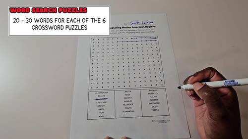 Colonial America Word Search, Scramble, and Crossword Puzzle Pack