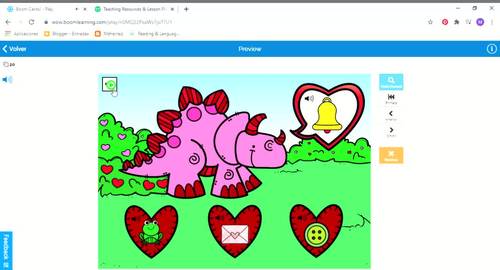 BOOM CARDS San Valentín: RIMAS | Rhyming Words for Valentine's Day in ...