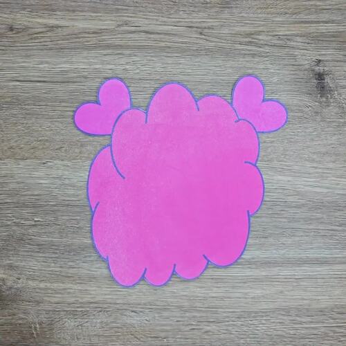 Valentine Monster Craft Template by Mollers Makes It | TPT