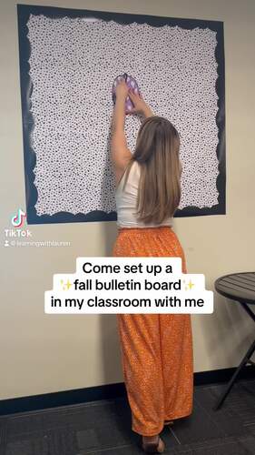 My Lil BOO Thangs Halloween October Fall Bulletin Board Door Decor Kit