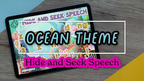 Hide & Seek Speech - Articulation Game - Ocean Theme - Boom Cards ...