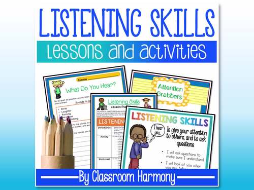 Listening Skills SEL Lessons & Activities | Character Education for ...