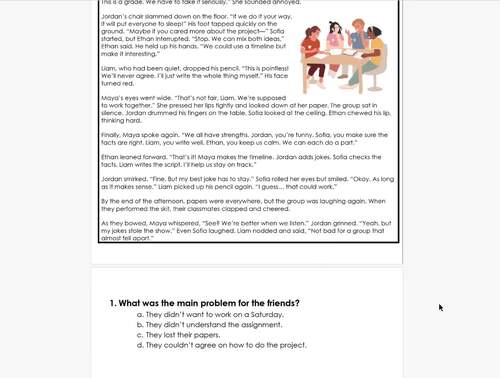 Character Analysis Reading Comprehension Activities with ...