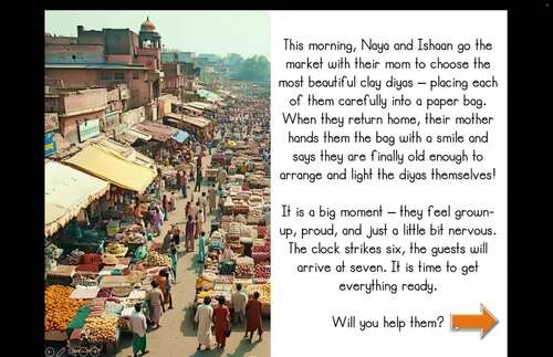 Diwali Deepavali Festival of Lights Math Division Review & Practice ...