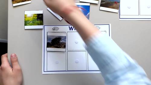 Weather Sort Activity Real Pictures Special Education Science Center