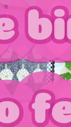 Editable Our Birthday Display - Smiley Checkered Pastel Cupcakes - with ...