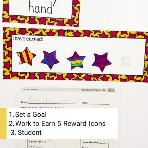 PBIS - Positive Behavior System: Desk Topper - Student Reward Chart BUNDLE