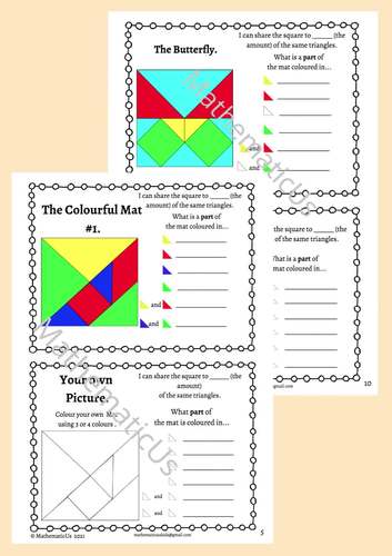 Fractions of a set Project Activities Create your own design by ...