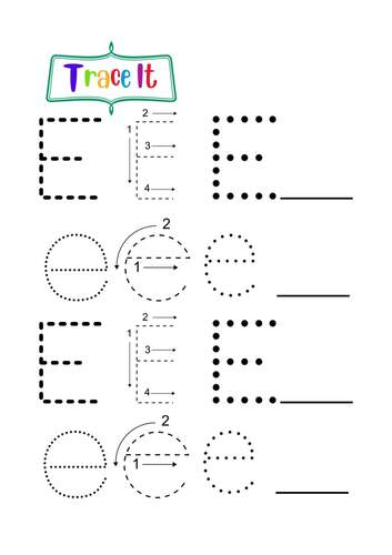 Toddlers Curriculum | Letter "E" Activities by Brainstorm Preschool