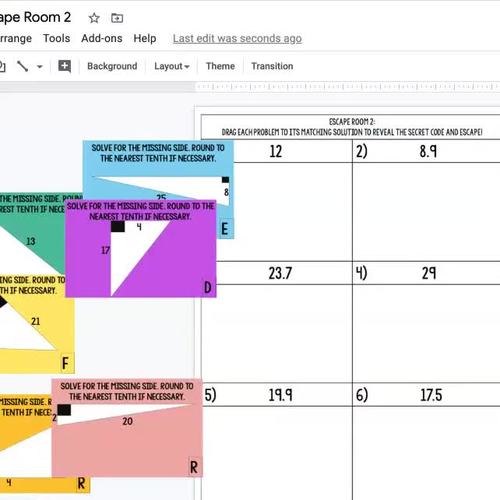 Pythagorean Theorem Digital Escape Room by Owl About Math | TPT