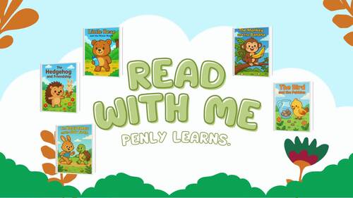 5 Printable Build-a-Book SEL Coloring Stories v.2 by penly learn