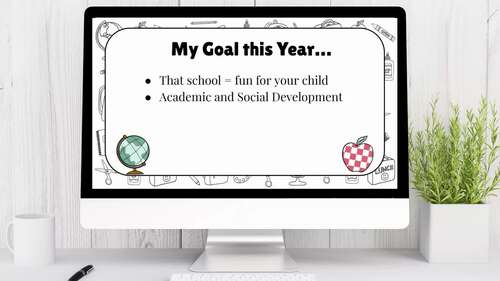 Back to School Parent Night Presentation Google Slides Canva Slides ...