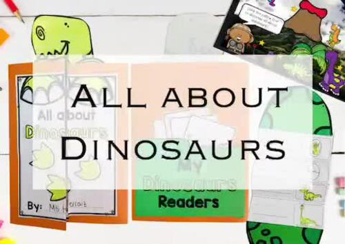 Dinosaurs Science Unit for KInder | Paleontologist Activities and crafts