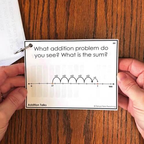 Addition Talks Number Talks Fact Fluency Subitizing Grades 2-5 | TPT