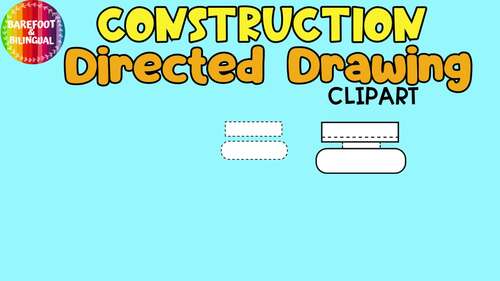 Construction Directed Drawing Clipart | Step By Step Construction Clipart