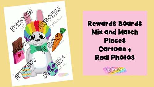25+ Printable Spring Springtime Seasonal Rewards Systems Easter VIPKid