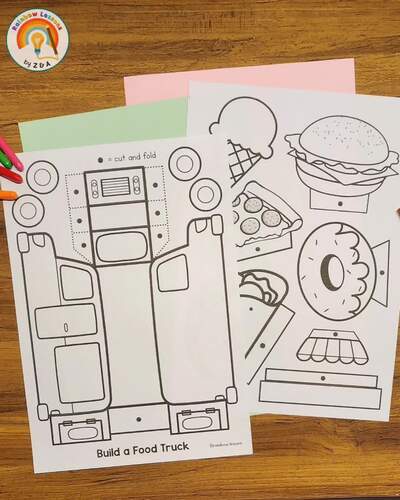 Food Truck Project | Design a Food Truck | Food Truck Template | Taco Truck