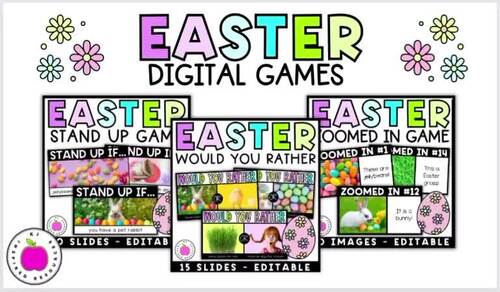 Easter Digital Activities and Games Bundle by KJ Inspired Resources