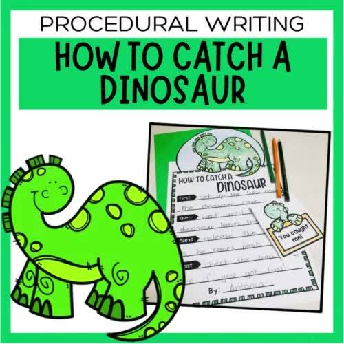How To Catch A Dinosaur | Book Companion & Procedural Writing | STEM