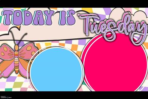 Groovy Smiles Morning Slides by Julia's Colorful Classroom | TPT