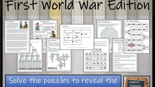 First World War Escape Room Activity by Creative Primary Literacy