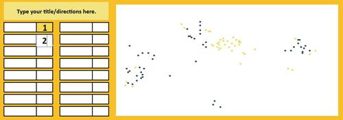 Mystery Digital EDITABLE LOW PREP - Peace PIXEL ART Reveal Template