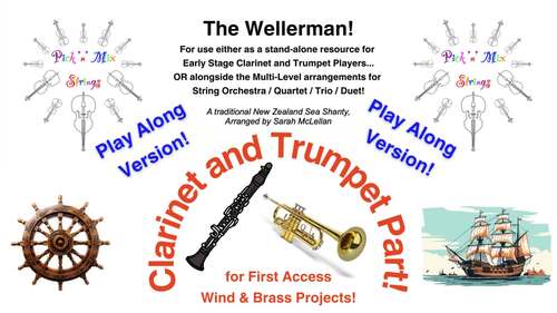 The Wellerman - Clarinet & Trumpet Resource Pack by Pick n Mix Strings