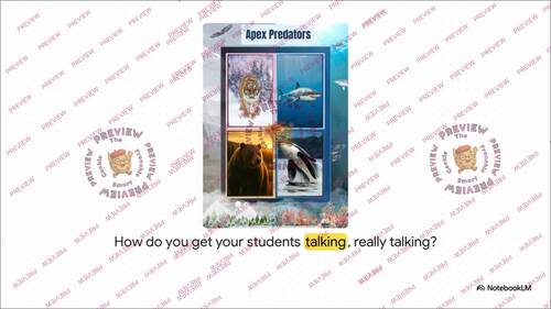 ESL Conversation Practice – Apex Predators by The Frenchie Smart Cookie