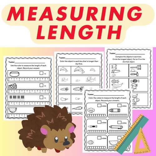 Measuring Length Worksheets And Activities for Preschool, Pre-K ...