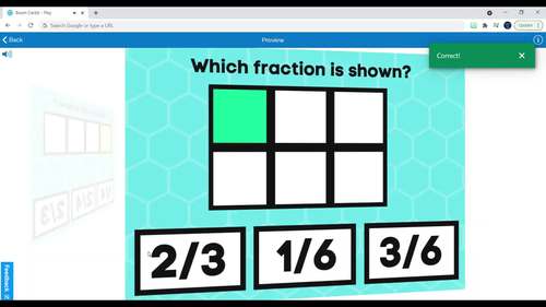 Fractions Math Centers Boom Cards by Hands on Learning LLC | TpT