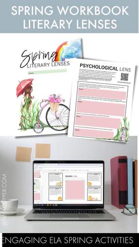 ELA Spring Workbook: Literary Lens Activities | TPT