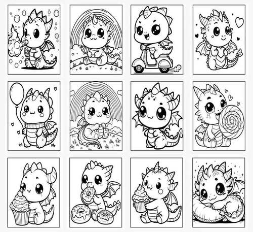 Printable Coloring Pages Bundle for Kids & Adult: 10 Screen-Free ...