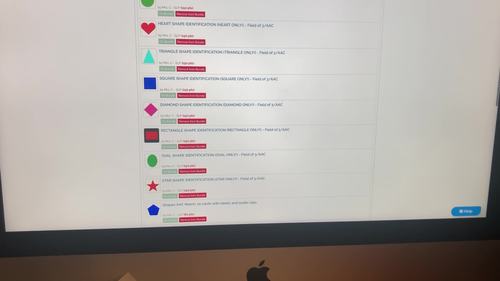 SPEECH THERAPY/ABA/AAC BOOM CARDS: 9 COMMON SHAPES - FIELD OF 3 | TPT