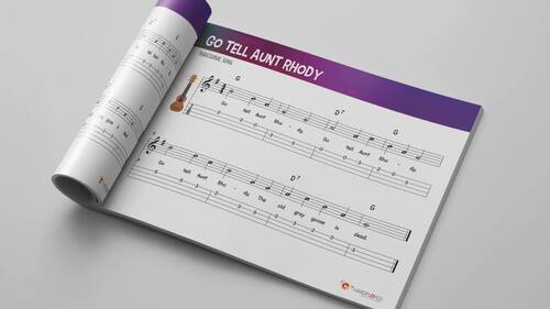 Go Tell Aunt Rhody - Traditional Song | Easy-to-Play Ukulele Sheet Music