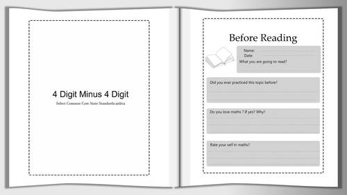 4 Digit Minus 4 Digit-4th grade-Number and Operations in Base Ten