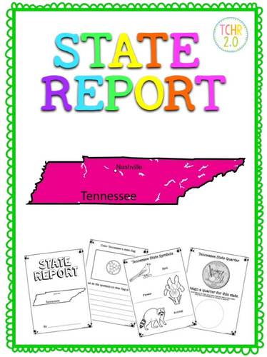Tennessee State Research Report by TCHR Two Point 0 | TpT