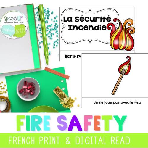 Sécurité incendie - Les pompiers French Fire Safety Readers Print & Digital