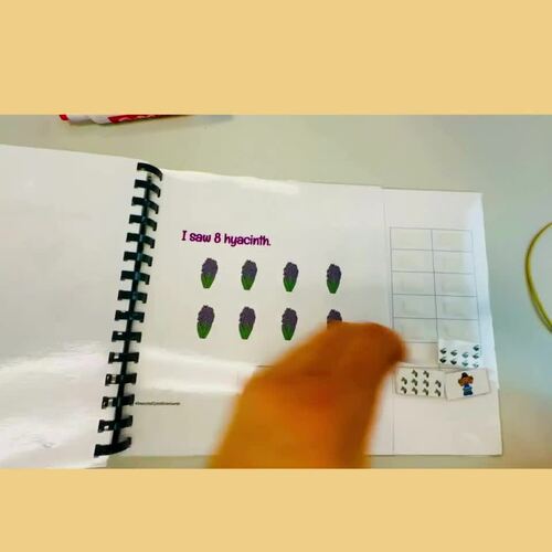 Adapted Book For Special Education Reading Spring Garden Counting Book