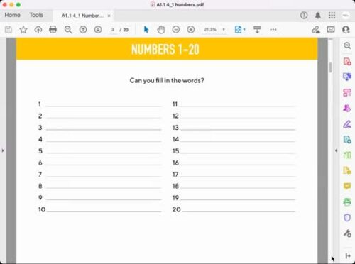 ESL Beginners Lesson: Learn Numbers in English by ESL Class Workshop