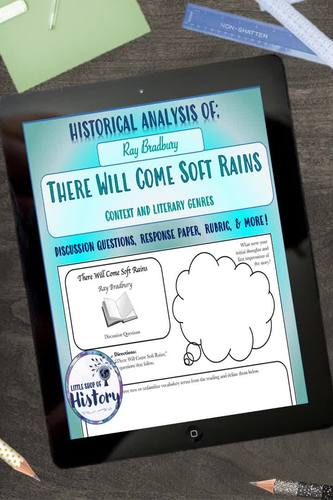 Cold War: Ray Bradbury, There Will Come Soft Rains, DBQ Worksheets ...