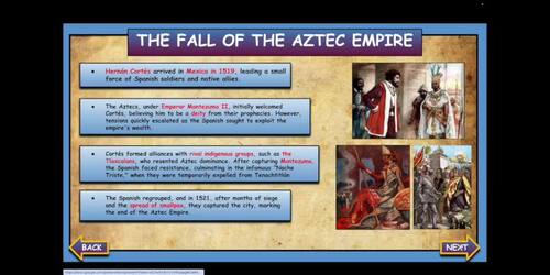 Spanish Conquest Of Aztec and Inca Empires. Lesson 53 Bundle. Hernan Cortes