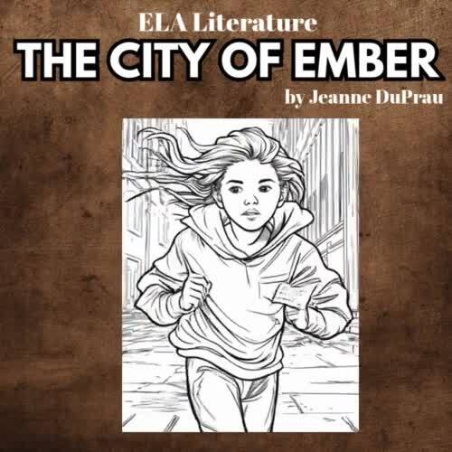 THE CITY OF EMBER by Jeanne DuPrau - PDF AI Coloring Pages by Prose Palooza