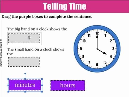 Math: Google Slides Telling Time 2 (Distance Learning) | TPT