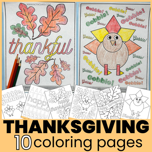 Thanksgiving Coloring Pages November Bulletin Board Activities Thankful ...