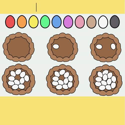 Hatching Spring Chicks (Counting Baby Birds and Eggs) - Clipart | TPT