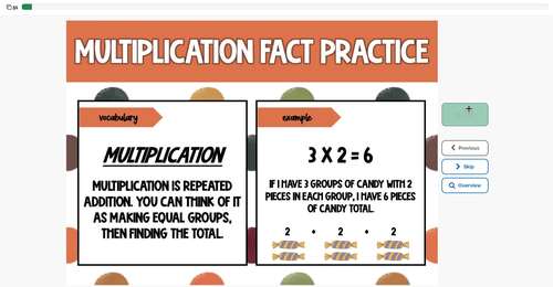Mixed Multiplication Boom Cards // Thanksgiving/Fall Themed // 0s - 10s ...