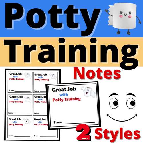 Potty Training Notes Activity Resource Positive Note PBIS by ...